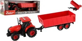 TEDDIES Traktor Zetor s valníkem / Na setrvačník / se zvukem a světlem