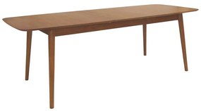 Rozkládací jídelní stůl s přídavnou deskou v dekoru ořechu 90x180 cm Montreux – Actona