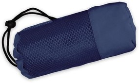 SCANquilt rychleschnoucí osuška FITNESS BAG tmavě modrá 70 x 140 cm