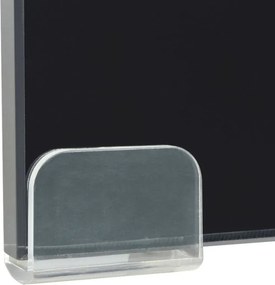 TV stolek | podstavec na monitor - sklo černý | 90x30x13 cm