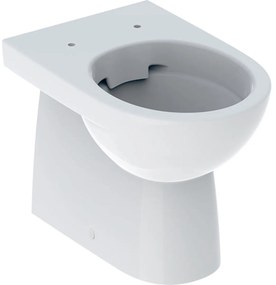 Geberit Selnova - Stojící WC, zadní odpad, Rimfree, bílá 500.393.01.1