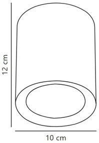 Nordlux - LED Bodové svítidlo FALLON LONG LED/5,5W/230V bílá