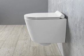 GSI, KUBE X, NORM WC sedátko Soft Close SLIM, duroplast, bílá, MS76SN11
