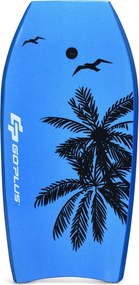 Costway Bodyboard lehké plavecké prkno na pláž pro děti a dospělé 106 cm modré