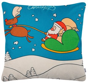 4Home Vánoční povlak na polštářek Rudolph, 45 x 45 cm