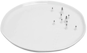 Räder Bílý porcelánový talíř SILVER TREES