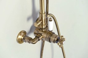Sapho Sapho, ANTEA sprchový sloup s termostatickou baterií, bronz, SET046