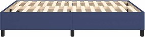 Rám postele s boxspringem modrý 140 x 200 cm textil 3120868