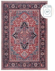 Flair Rugs, Kusový koberec Hebden Windsor Red, 120x170, červená, ložnice
