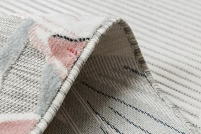 Dywany Łuszczów, Kusový koberec Botanic 65240 Flamingo grey – na ven i na doma, 157x220, vícebarevná, chodba / předsíň