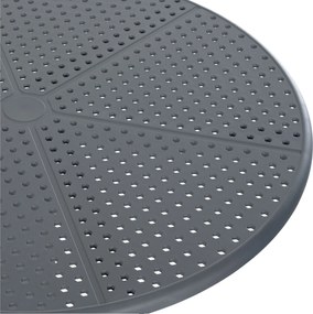 Kulatý stůl Lacota 60 cm - antracitová