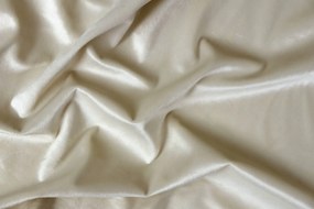 Designový závěs s kroužky SOFIA VELVET 140x260 cm - krémový