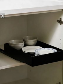Sinsay - Vysouvací koš do skříňky - černá