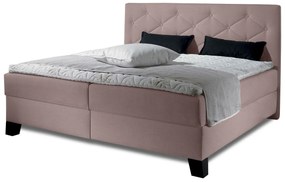 New Design Diva Boxspring 180x200cm růžovohnědá