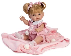 Luxusní dětská panenka-miminko Berbesa Kamila 34cm