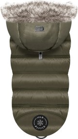 MILK&PEPPER Kabát pro buldočky Hans Khaki Velikost: 35L