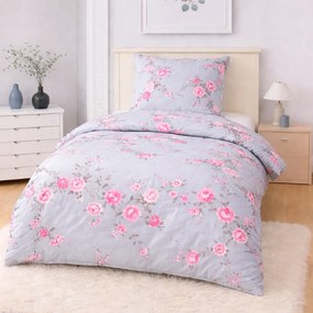 TOP Krepové povlečení ECONOMY 140x200+70x90 Rose grey
