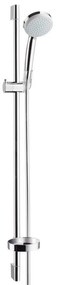 Hansgrohe Croma 100, set sprchové hlavice, 9 l/min, 4 proudy, tyče 0,90 ma hadice, chromová, HAN-27653000