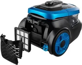 SENCOR SVC 1035TQ 3AAA modrá / Bezsáčkový vysavač / 750 W / 1 l / 75 d