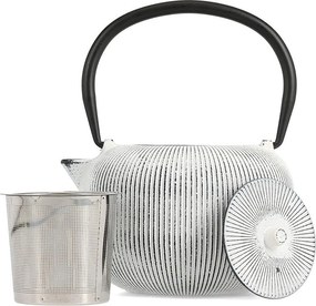 Černobílá konvice na čaj z litiny 700 ml Sencha – S|P Collection