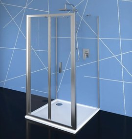 Polysan EASY třístěnný sprchový kout 1000x800mm, skládací dveře, L/P varianta, čiré sklo EL1910EL3215EL3215