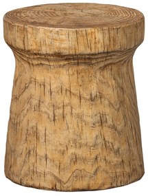 OnaDnes -20% Hoorns Zahradní stolek Divano 37 cm s dřevěným dekorem