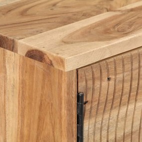 Příborník 115 x 35 x 75 cm masivní akáciové dřevo - Default Title