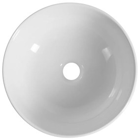 Sapho Sapho, EMMI keramické umyvadlo na desku, průměr 33cm, bílá, TU0077