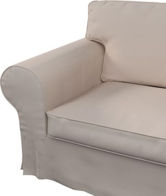 Potah na pohovku IKEA Ektorp 2-místná s lenoškou barva růžová látka pletený vzor
