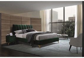 Manželská postel 160x200 cm Marnie (zelená). 1050518
