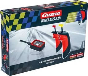 Carrera 10120 D132 | D124 - Wireless 2.0 Set Duo černá červená 2 ks +