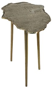Odkládací stolek Zlatý 80*47*52 cm – 90x42x52 cm