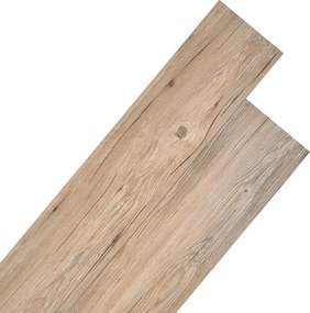 vidaXL Nesamolepicí PVC podlahová prkna 5,26 m² 2 mm [146572] Barva: hnědý dub