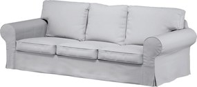 Potah na pohovku IKEA Ektorp 3-místná, nerozkládací barva bílá látka pletený vzor