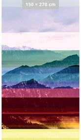obrazová tapeta pohoří Velikost: 150 × 270 cm