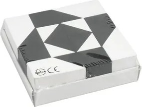 Detoa Hlavolam Tangram černobílý / od 3 let