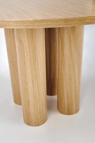 Jídelní stůl AZUL 120 cm přírodní dub/hnědý