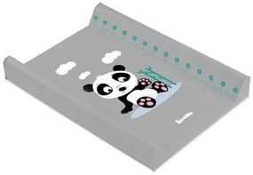 SENSILLO přebalovací podložka Panda 49x70 cm šedá