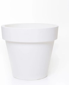 Květináč LEVANTA, plast, výška 43 cm, bílý