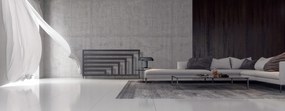Regnis Kreon Zenit, topné těleso 1200x550 mm, 630W, černá matná, KZ120/55/BLACK/VYTÁPĚCÍTYC
