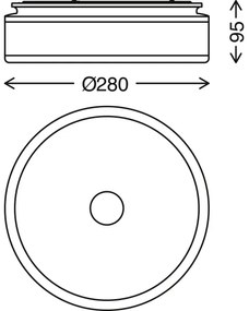 Briloner - LED Stropní svítidlo BLOCK LED/12W/230V