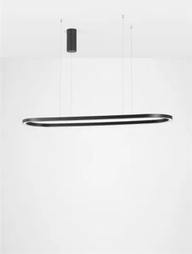Závěsné LED svítidlo NOVA LUCE CUPPE 58W 3000K černé 9345624