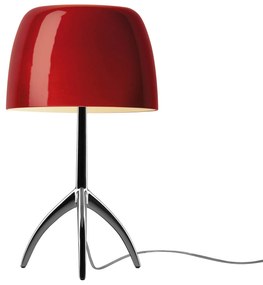 Foscarini Lumiere piccola černá/červená stmívač