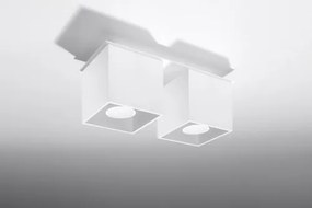 Stropní svítidlo SOLLUX Quad 2 GU10 2x40W bez zdroje SL.0065 bílá