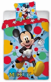 Dětské povlečení Mickey Mouse Taneční Párty 140x200/70x90cm