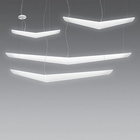 Artemide AK00100 Mouette Symmetric, závěsné designové svítidlo, 55W LED 3000K stmívatelné DALI, 135cm, délka závěsu 190cm