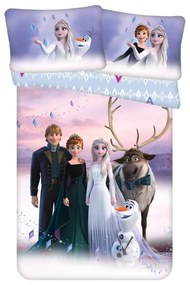 Bavlněné dětské povlečení do postýlky 100x135 cm Frozen 2 – Jerry Fabrics