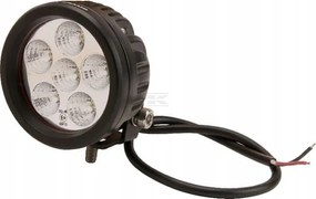 Led pracovní světlo kulaté 18W 1440 lm 10/30V rozptýlené světlo 6 Led Kram