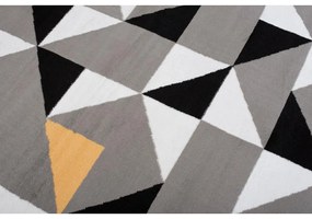Kusový koberec PP Lester šedožlutý 140x200cm