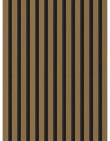 Mexen Lam-F akustické stěnové lamely 275 x 30 cm, plst 8 mm, technická dýha, Zlatý teak - S105-275307-3015-014